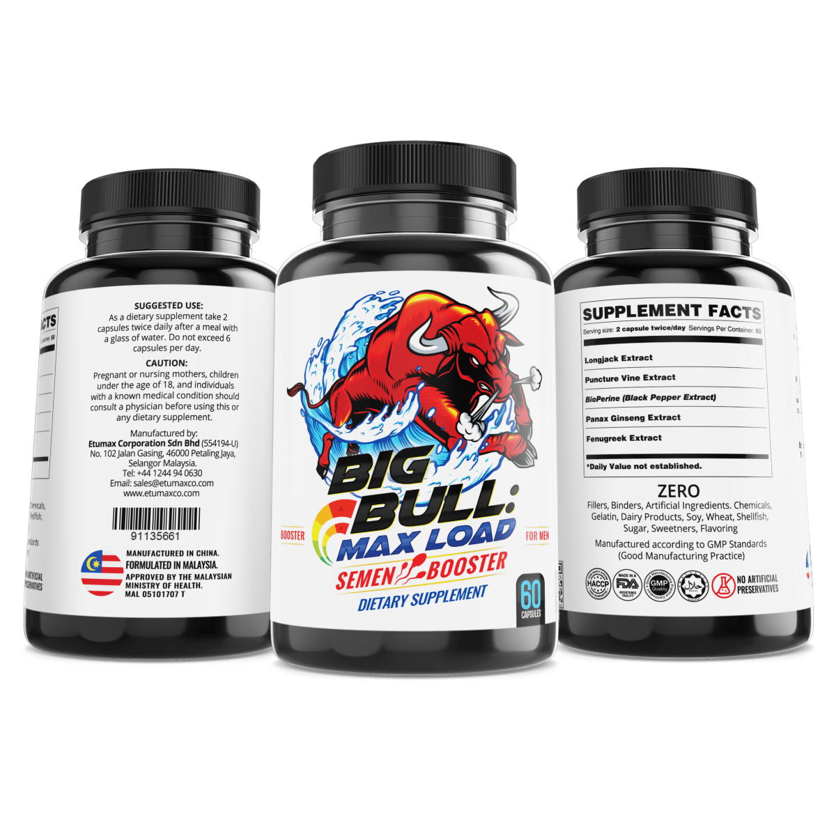 Boost Your Performance with Big Bull Max Load Semen Booster